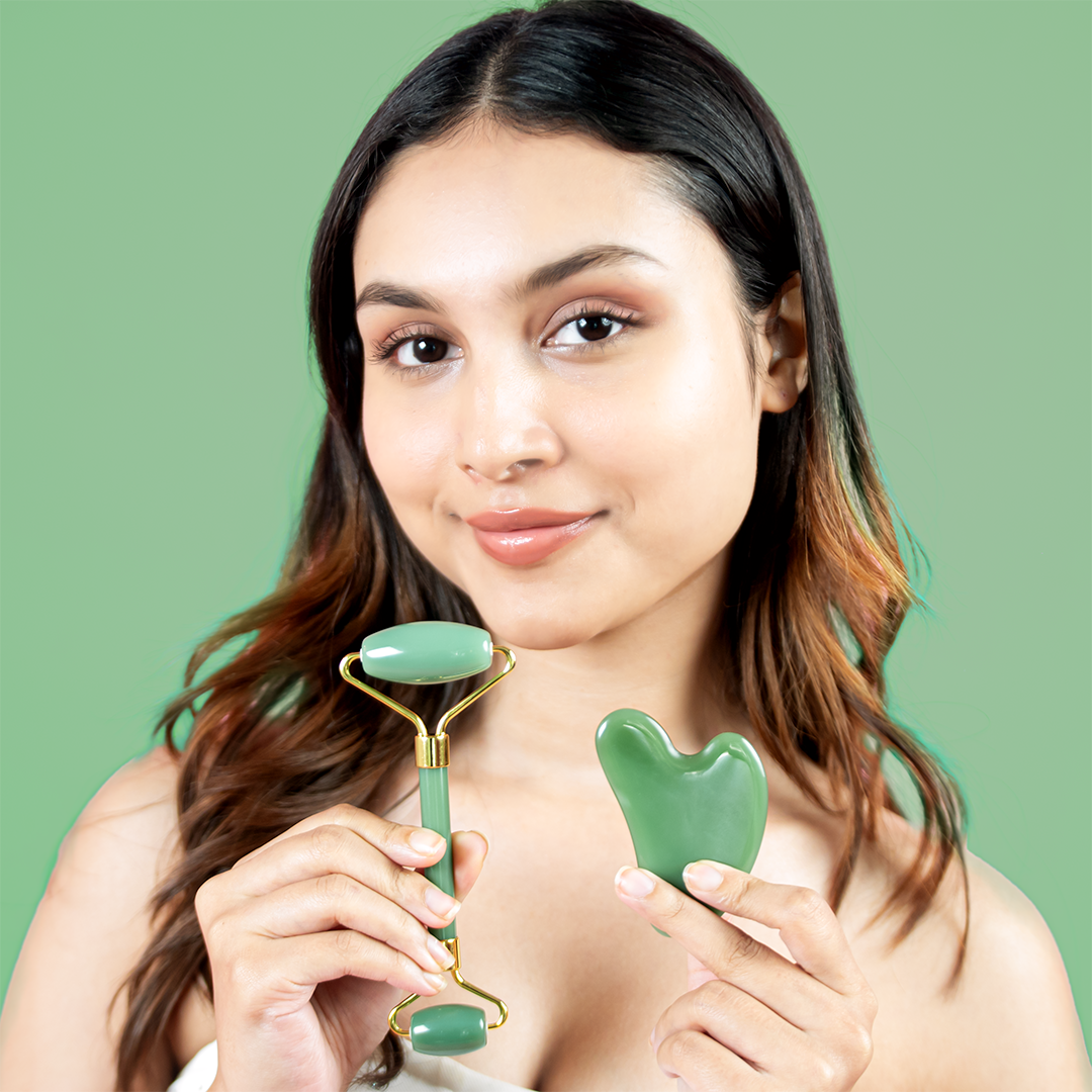Jade Gua Sha Facial Set – Tyohar Store